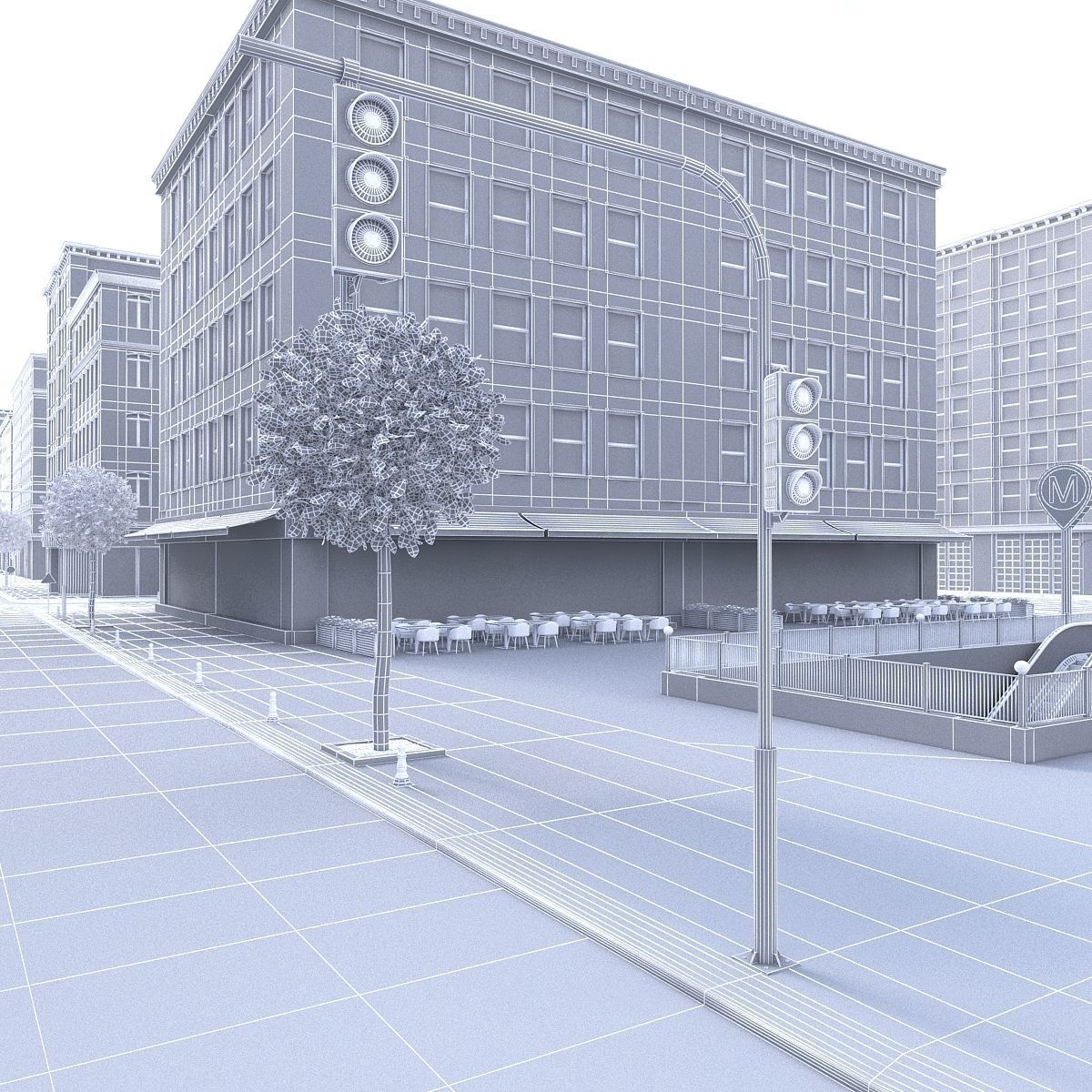 3D model Modular City VR / AR / low-poly | CGTrader