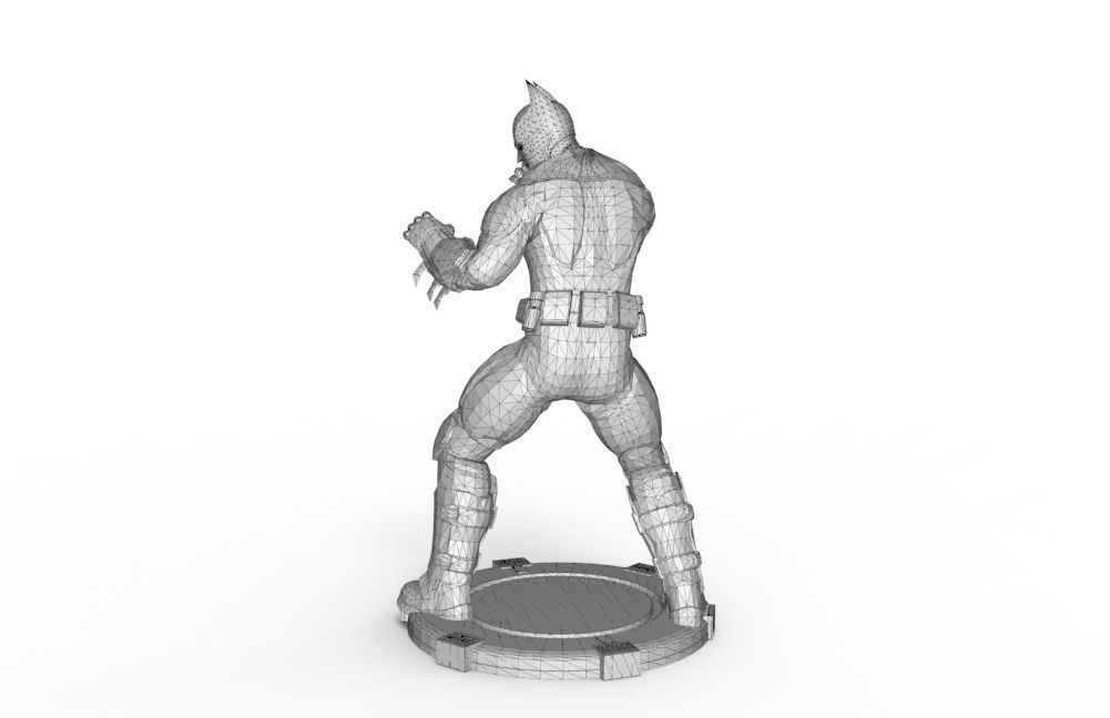 Batman - Knee Jabs To Uppercut 3D model 3D printable | CGTrader