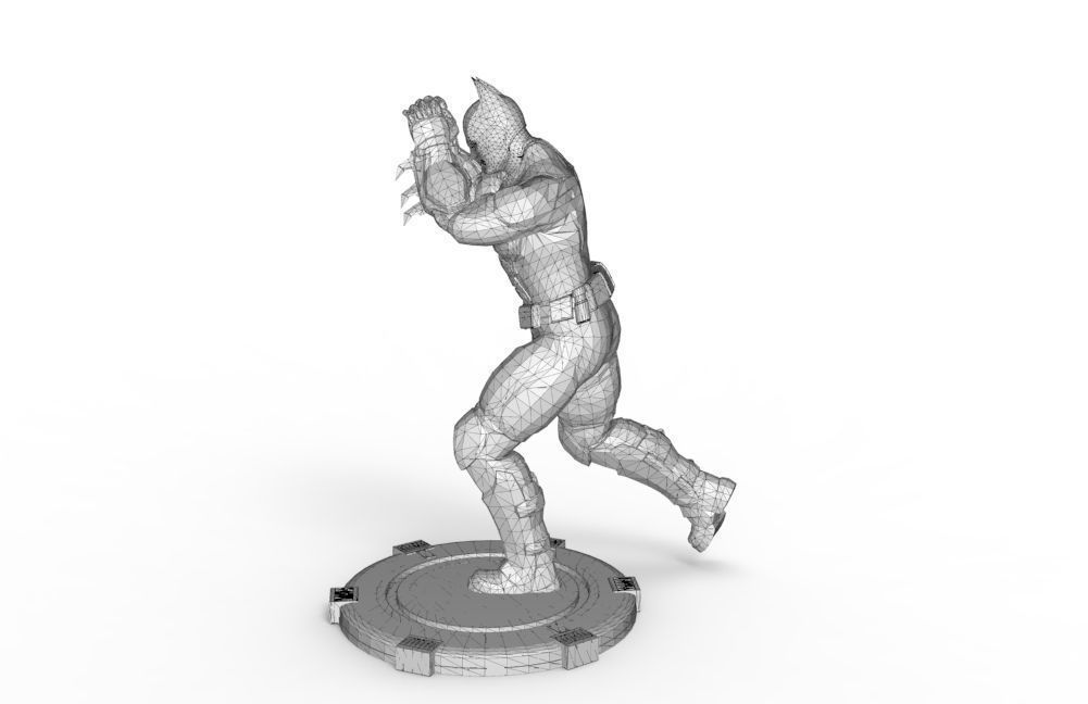 Batman - Knee Jabs To Uppercut 3D model 3D printable | CGTrader
