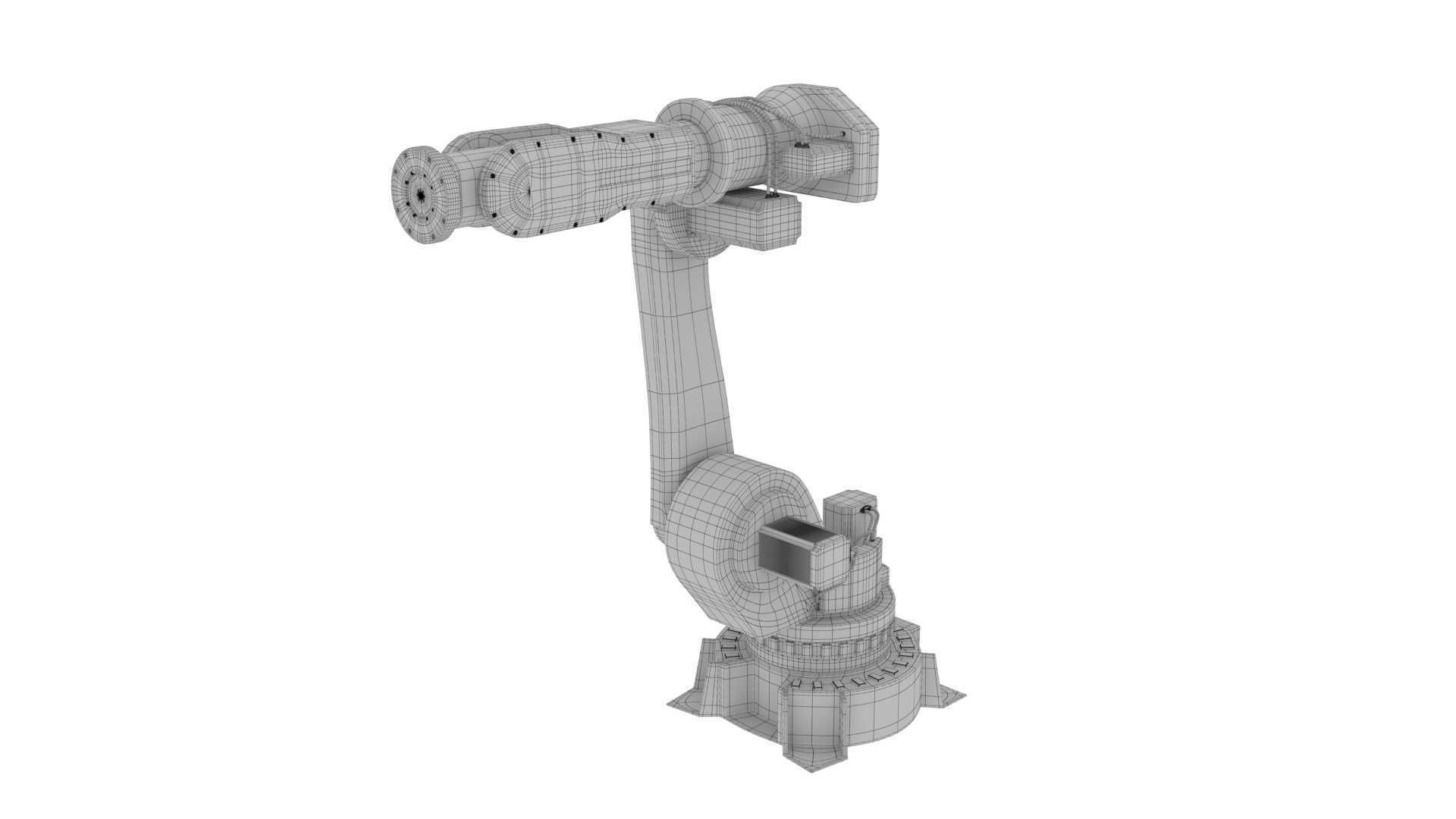 ABB IRB 6620 Industrial Robot 3D model | CGTrader