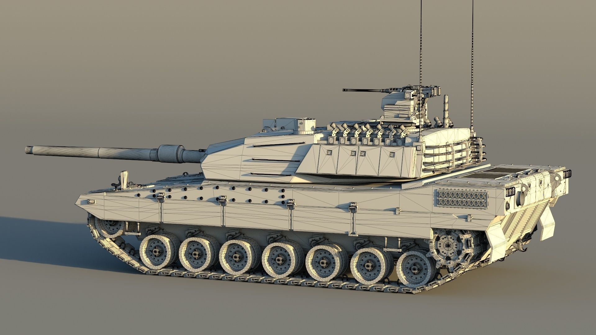 Altay War Tank 3D model | CGTrader