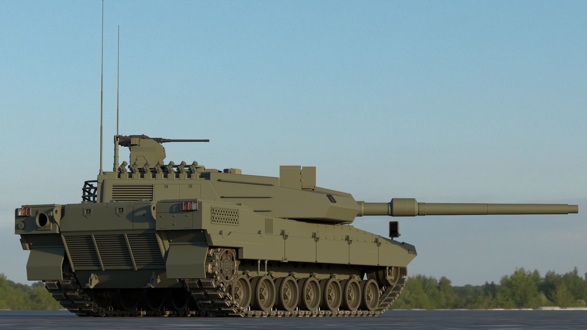 Altay War Tank 3D model | CGTrader