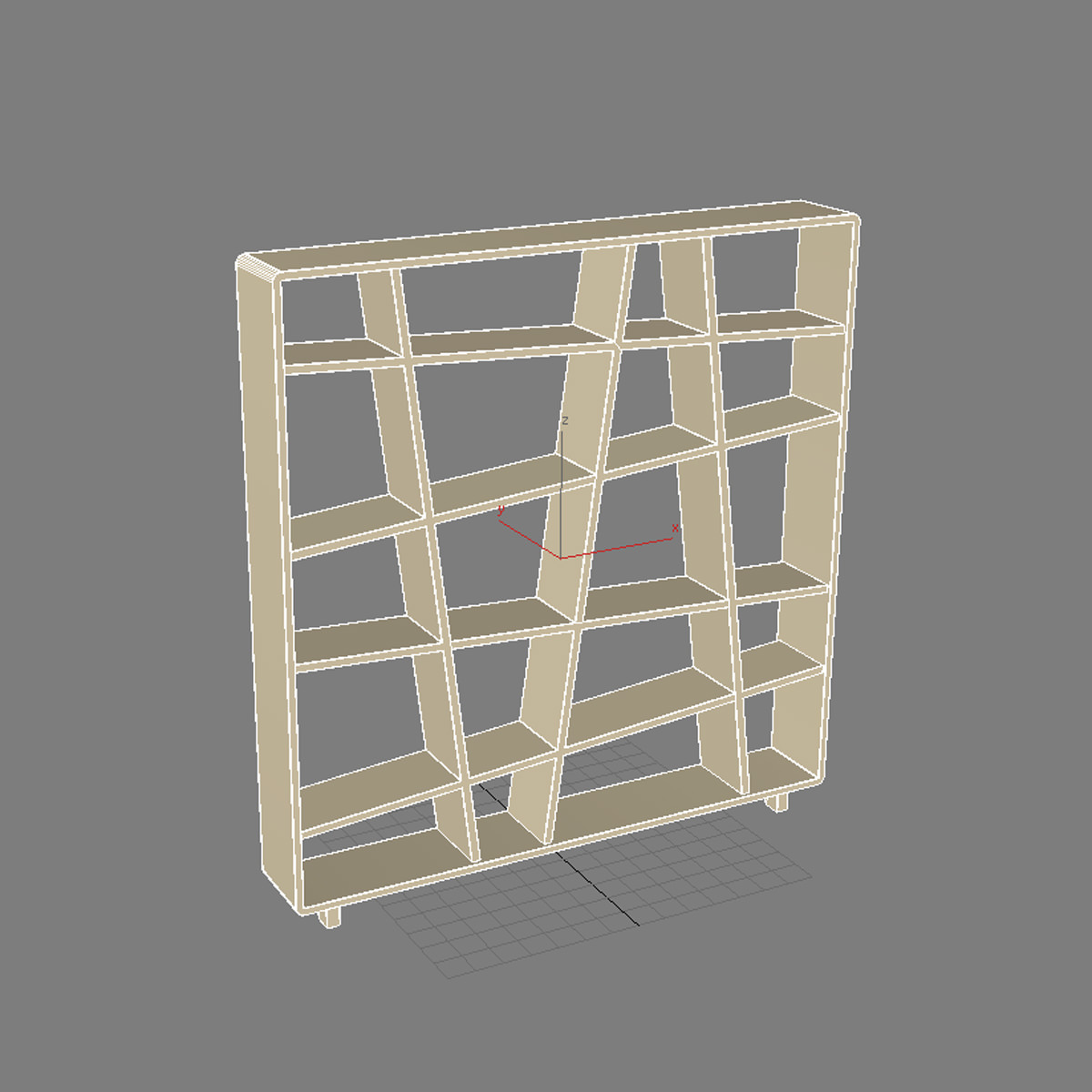 Bookshelf 3D model | CGTrader