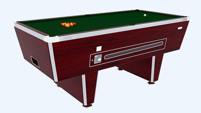Pool table - Standard British Pub Table 3D model | CGTrader