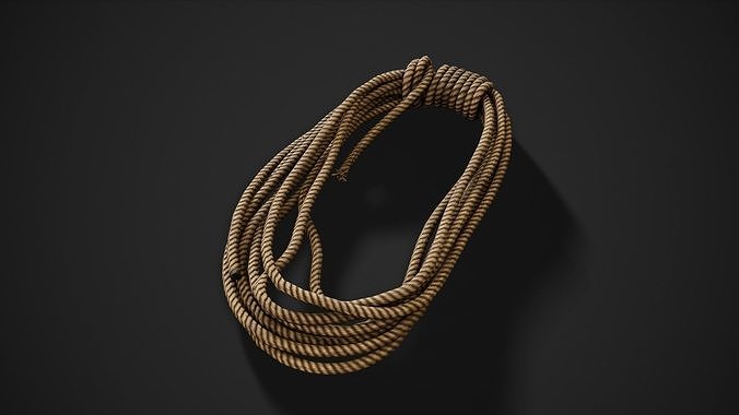 3D model Climbing rope coil VR / AR / low-poly | CGTrader
