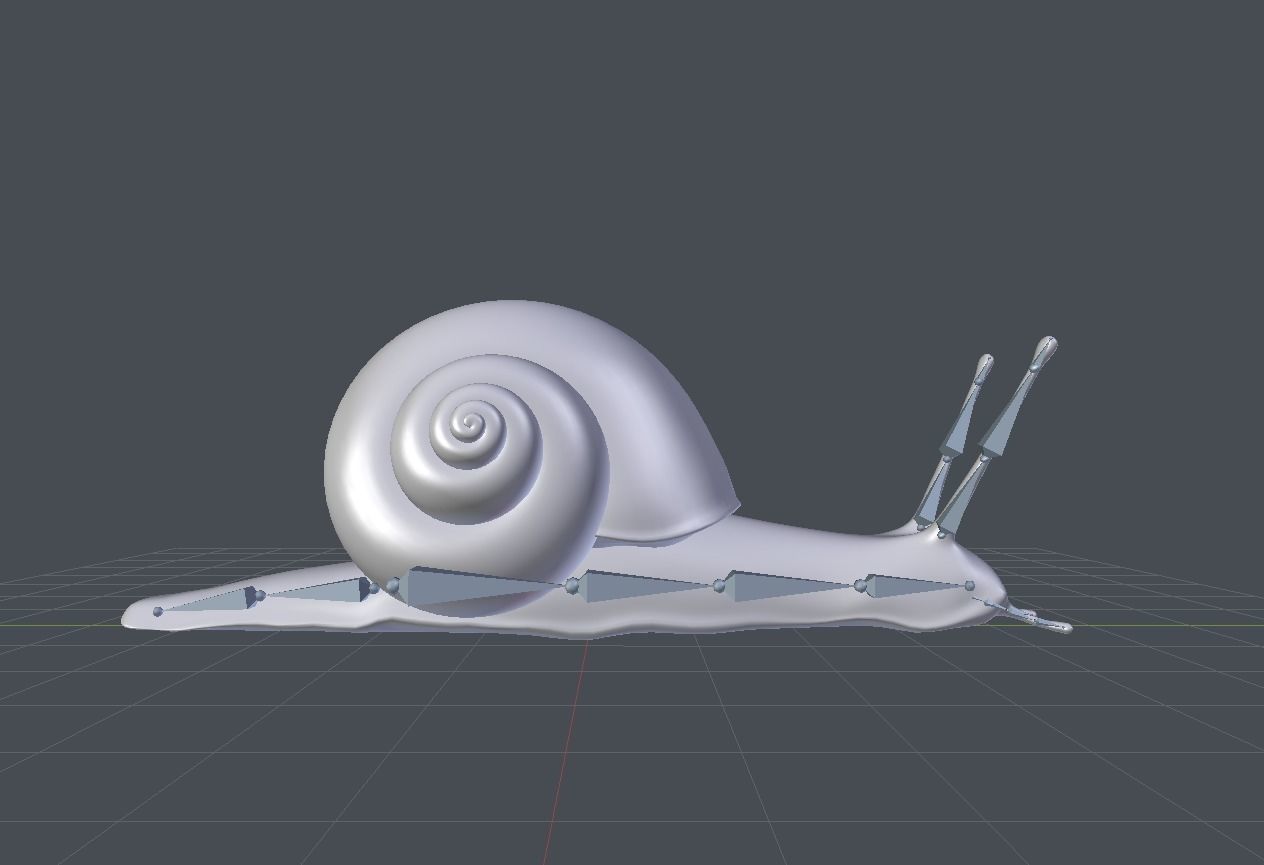 3D model Snail VR / AR / low-poly | CGTrader
