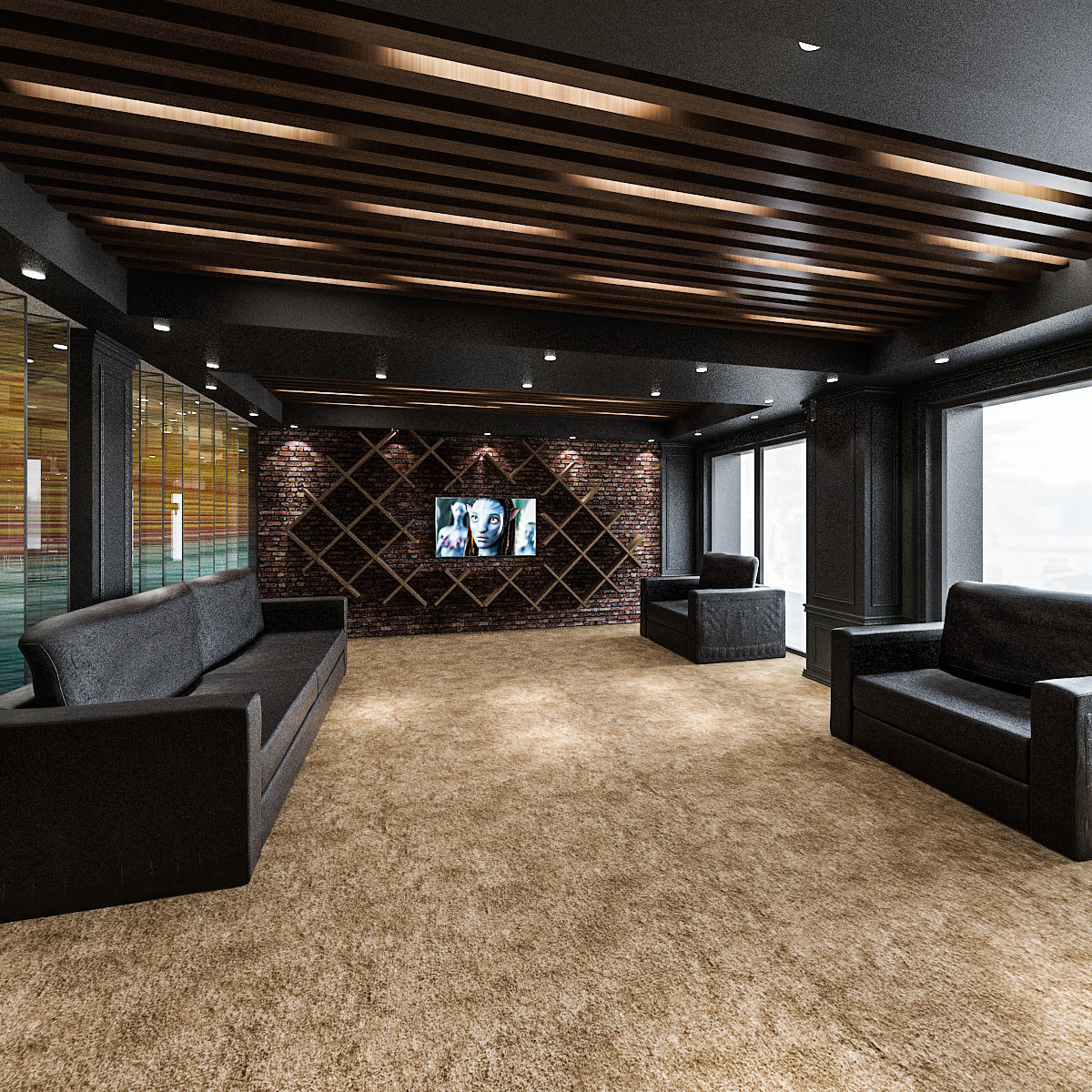 3D model Hotel Lobby VR / AR / low-poly | CGTrader