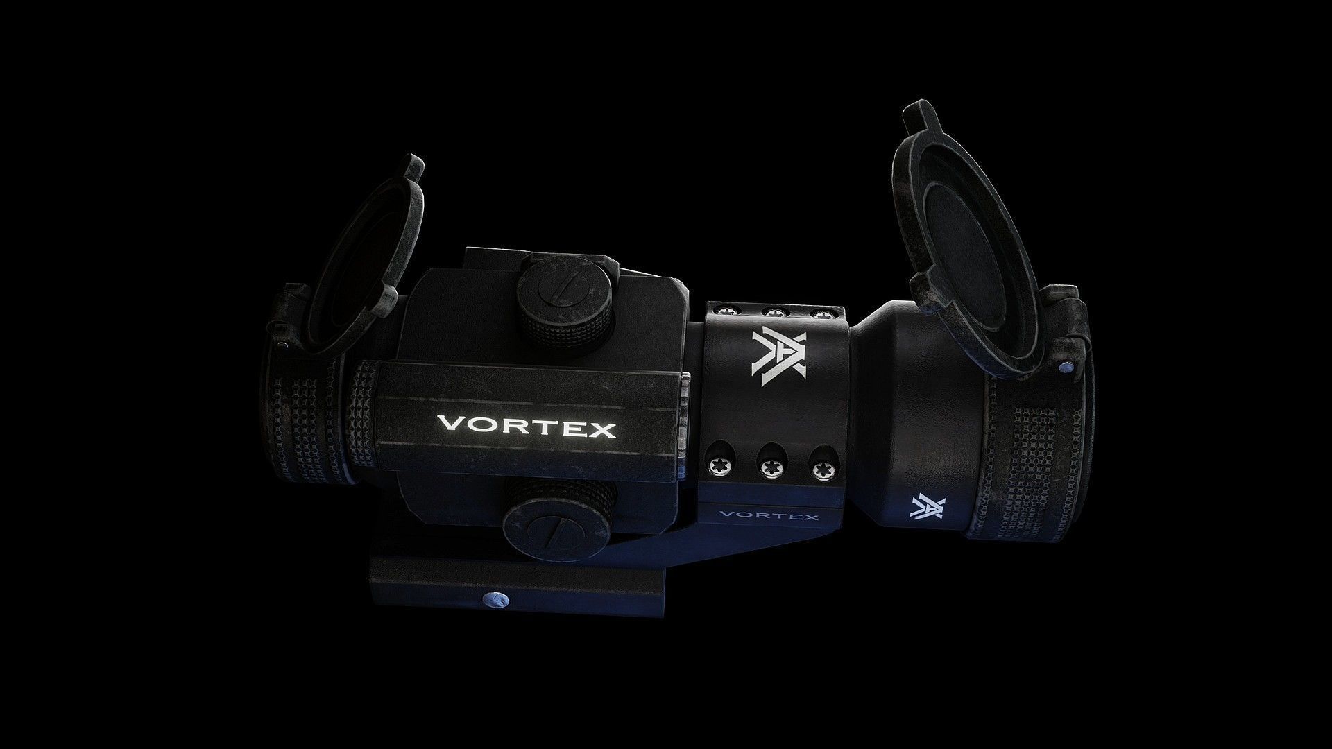 3D model StrikeFire II Red Dot Rifle Optic VR / AR / low-poly | CGTrader