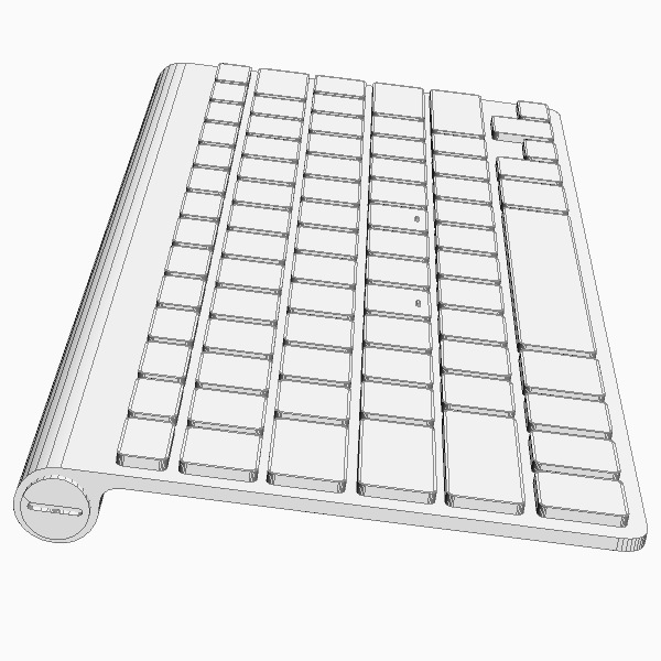 Apple Wireless Keyboard 3D model | CGTrader