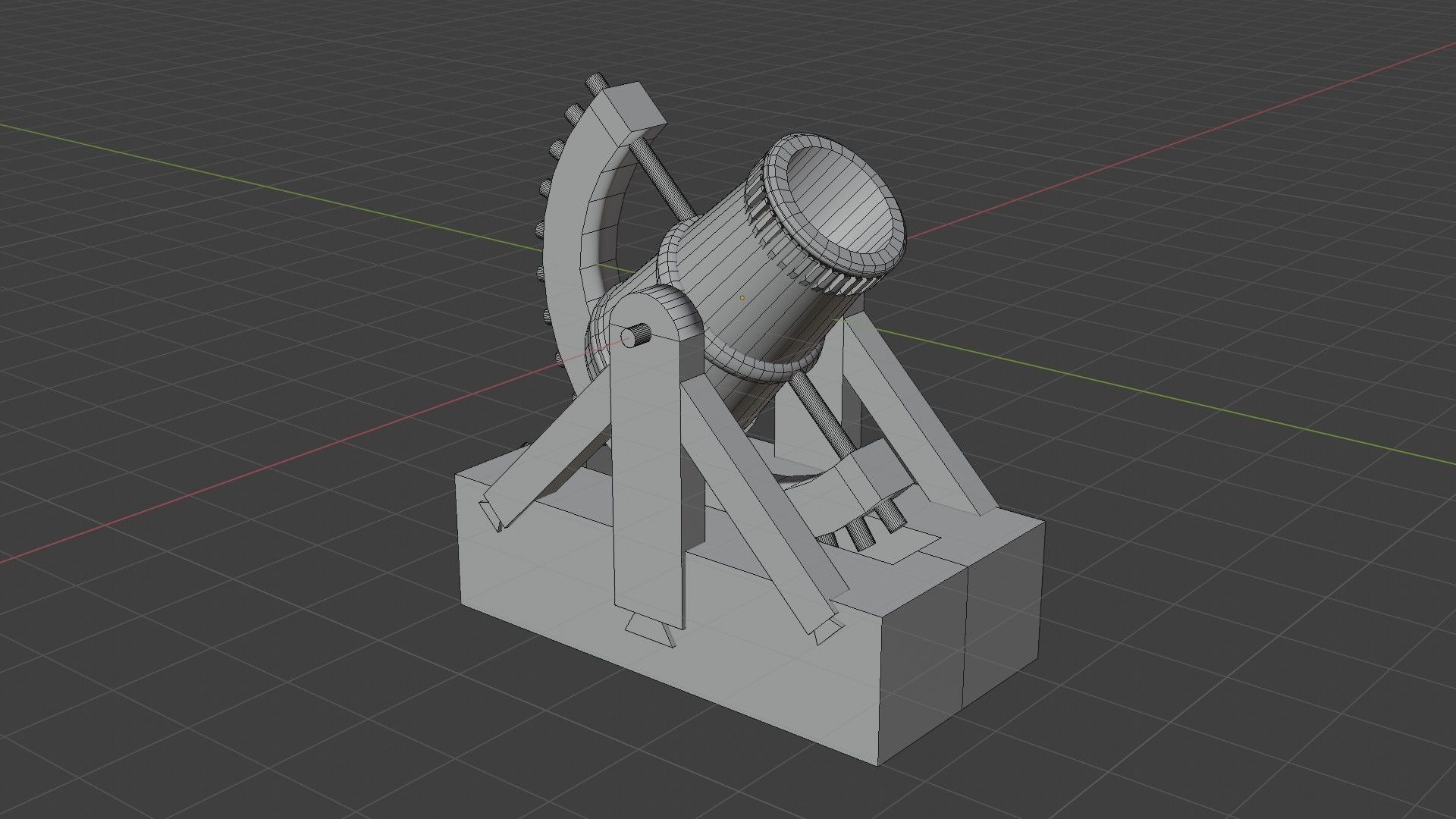 Bombarda by Leonardo Da Vinci 3D model animated rigged | CGTrader