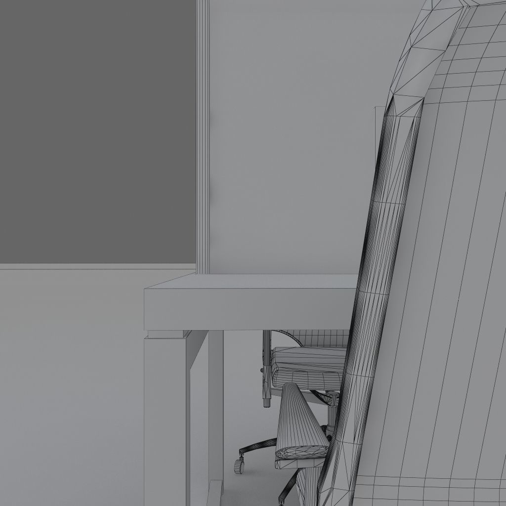 library table 3D model | CGTrader