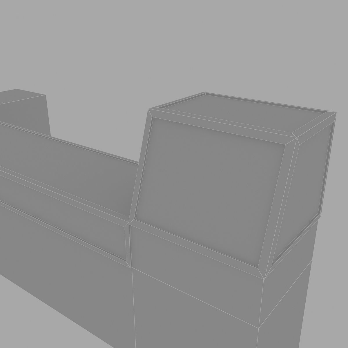 3D Cafe Counter 3D model | CGTrader