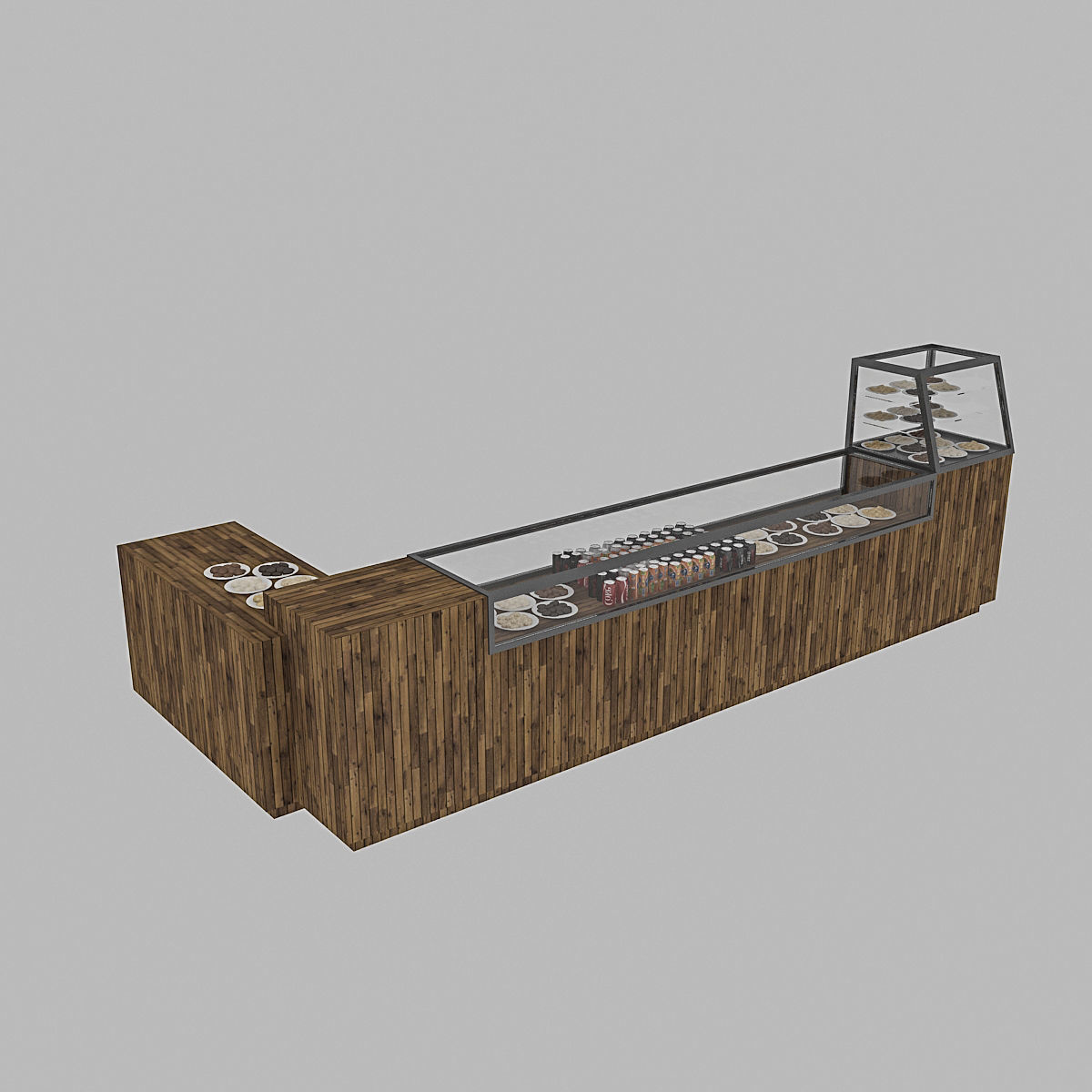 3D Cafe Counter | CGTrader