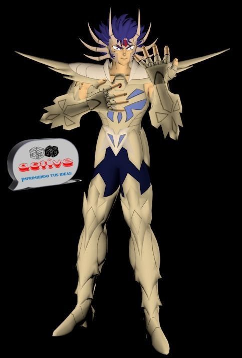 Saint Seiya - Deathmask of Cancer 3D model 3D printable | CGTrader