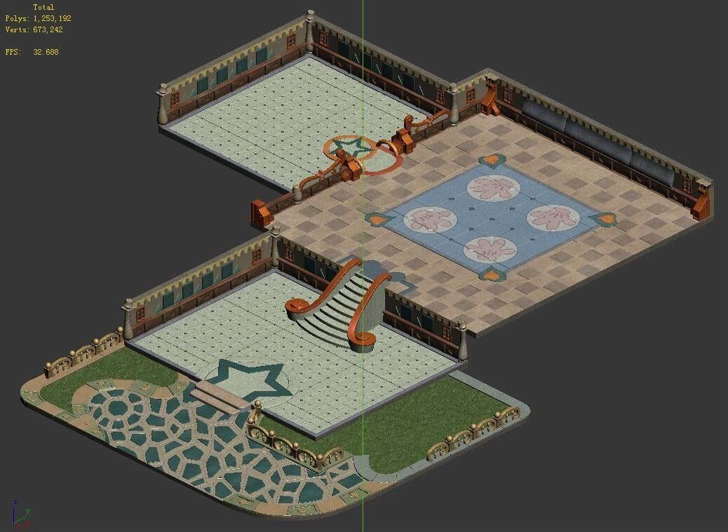 Game Cartoon Family - Ground 03 3D model | CGTrader