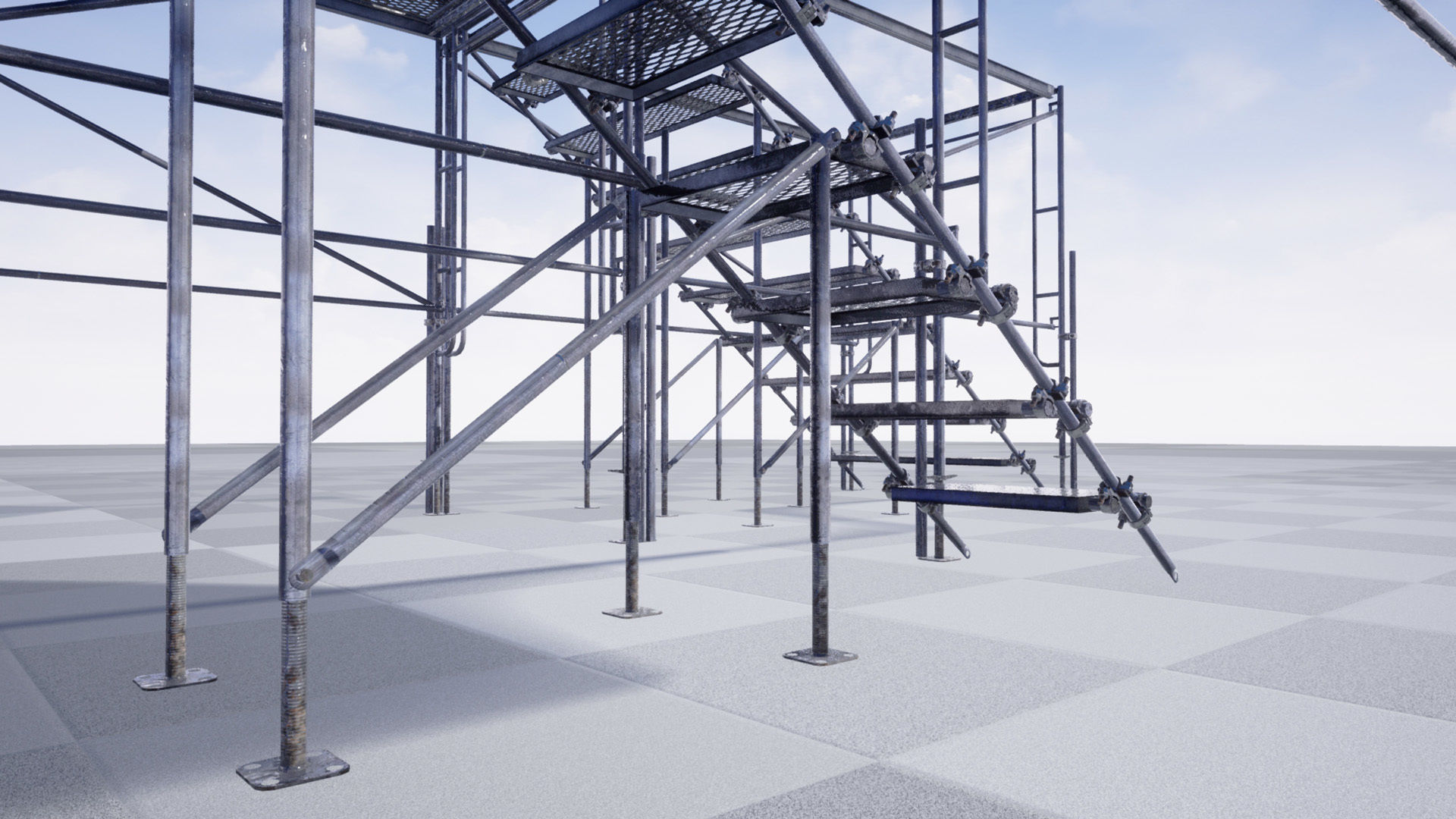 3D model Modular Scaffolding Set VR / AR / low-poly | CGTrader