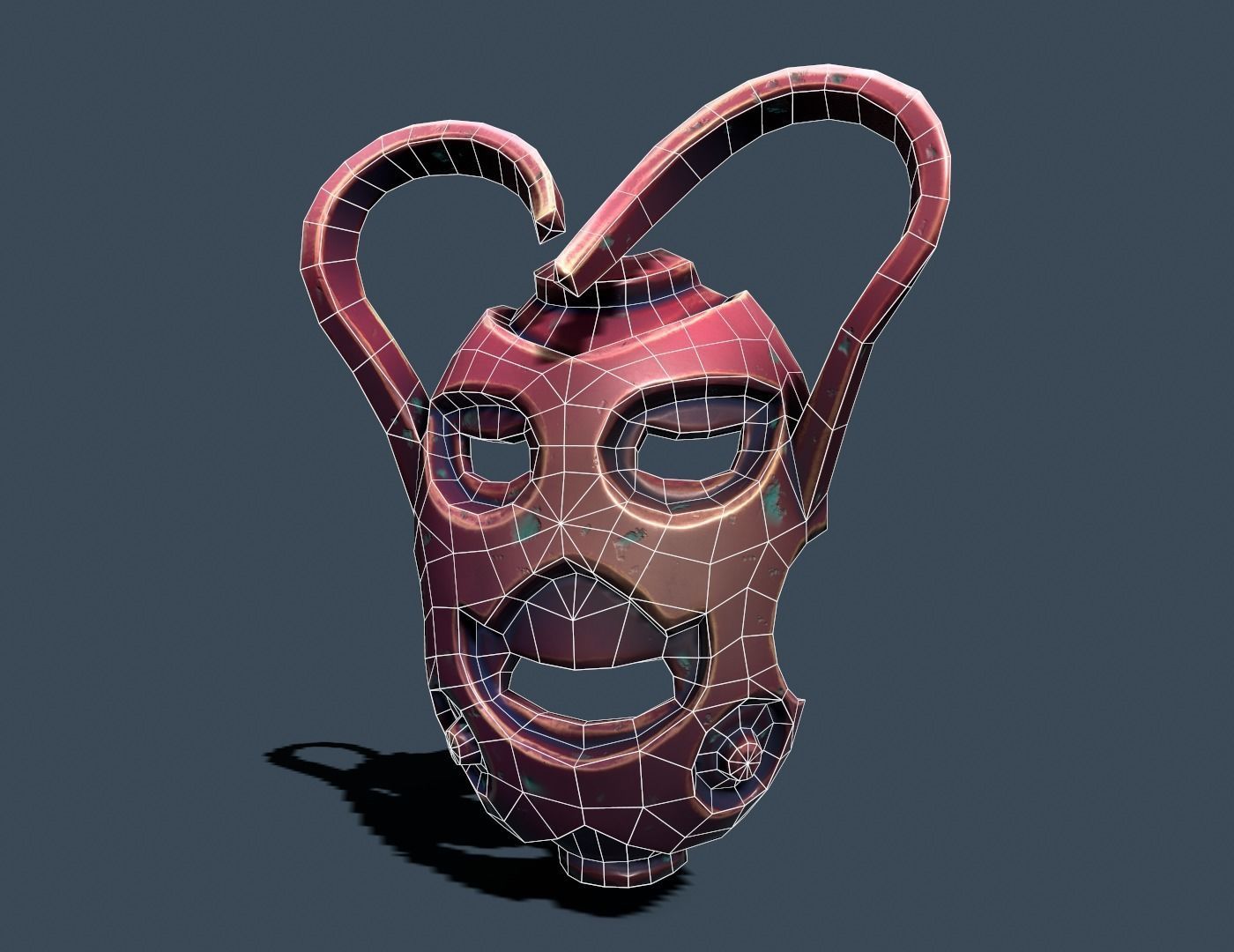 3D model Heart mask VR / AR / low-poly | CGTrader