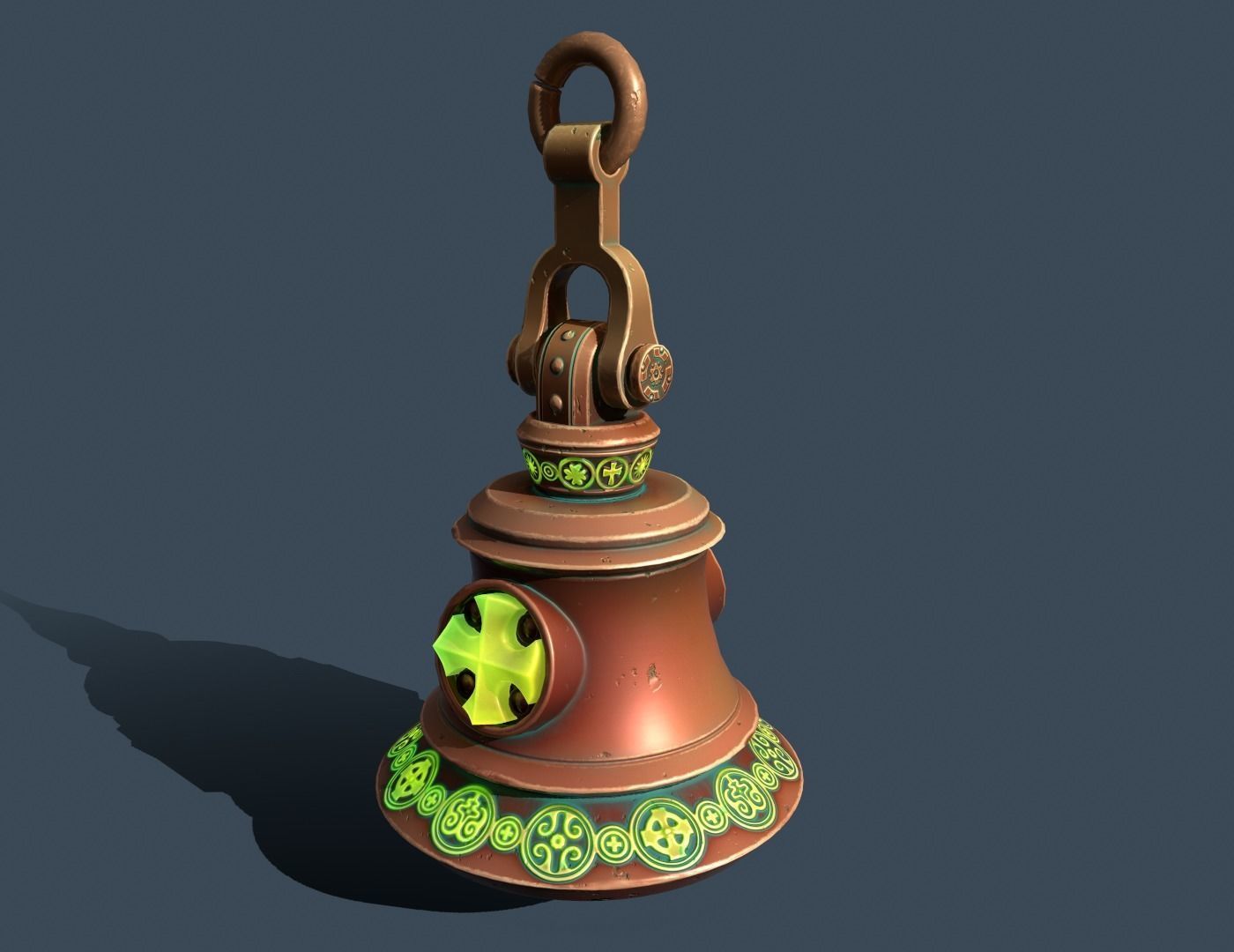 3D model big bell VR / AR / low-poly | CGTrader
