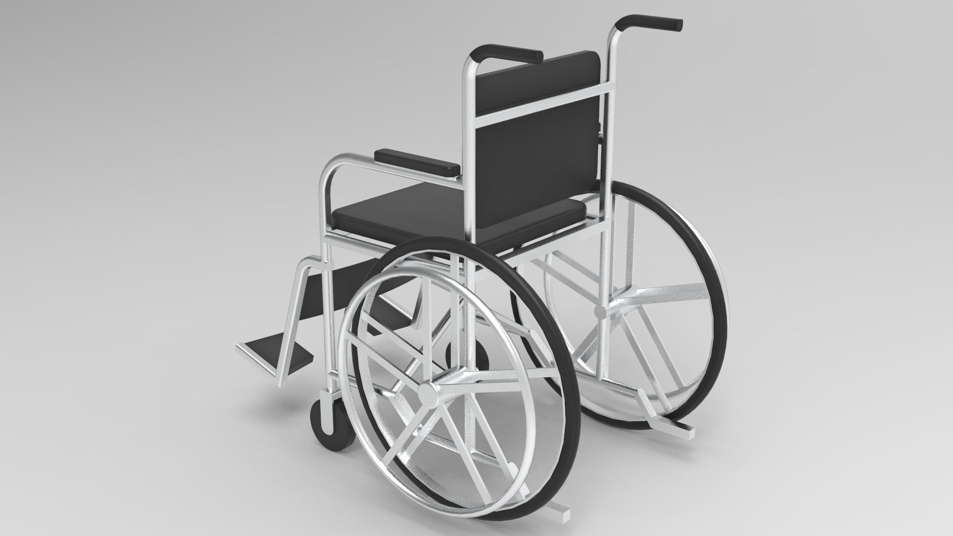 wheelchair free 3D model | CGTrader