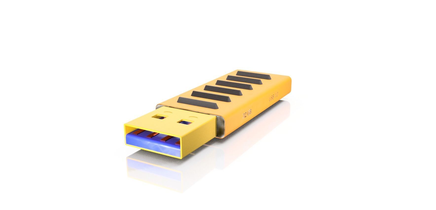 USB Memory Stick 3D model | CGTrader