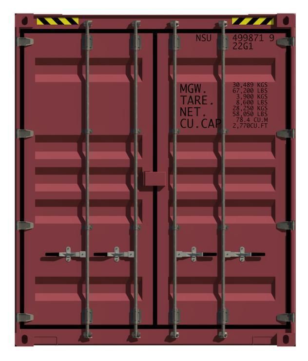 Autodesk Revit 2016 Shipping Container 45 Foot High Cube 3D model ...