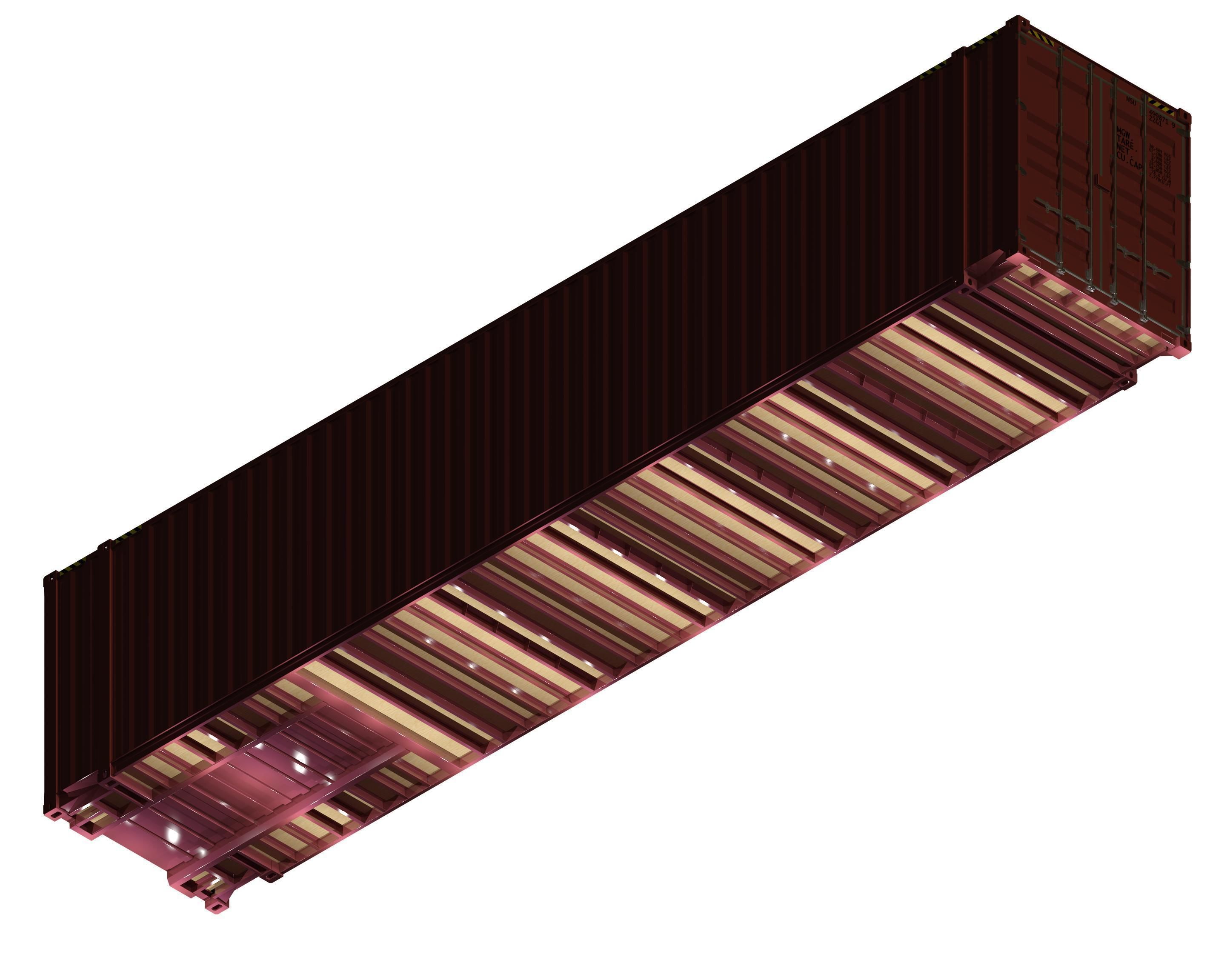 Autodesk Revit 2016 Shipping Container 45 Foot High Cube 3D model ...