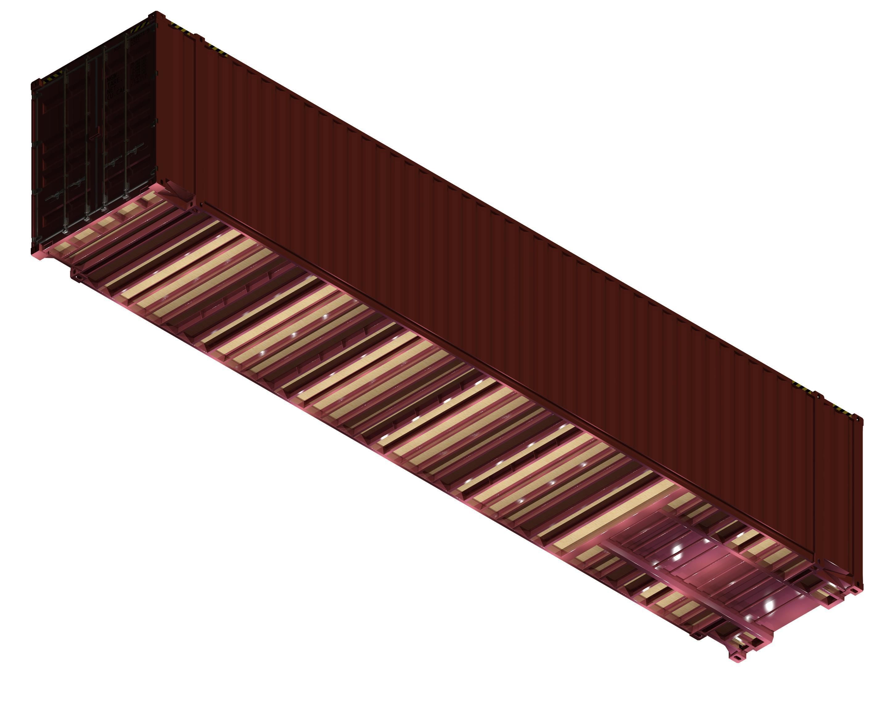 Autodesk Revit 2016 Shipping Container 45 Foot High Cube 3D model ...