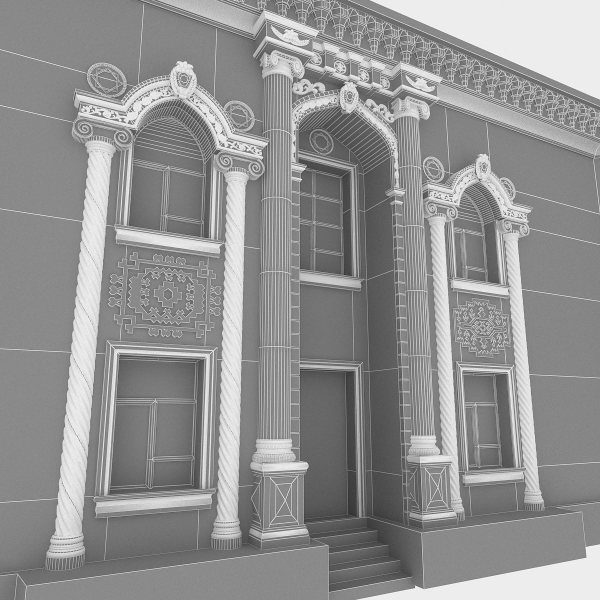 University Building 3D model | CGTrader