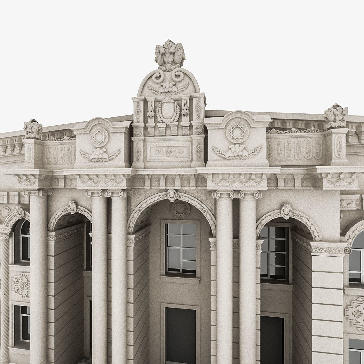 University Building 3D model | CGTrader
