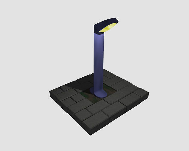Garden Light free 3D model | CGTrader
