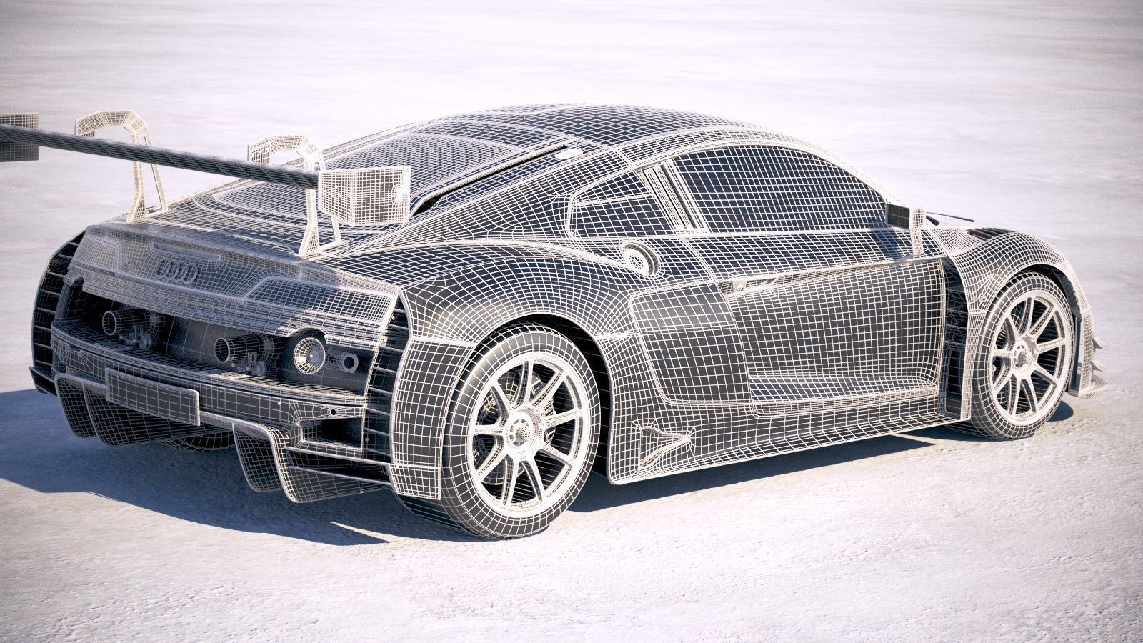 Audi R8 LMS GT3 2020 3D model | CGTrader