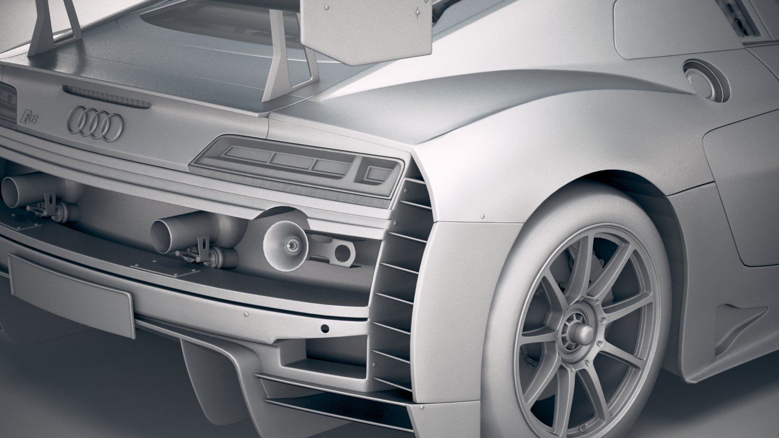 Audi R8 LMS GT3 2020 3D model | CGTrader