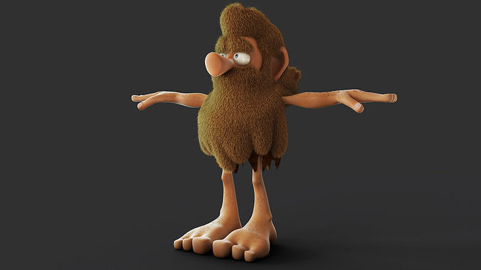 3D model Caveman VR / AR / low-poly | CGTrader