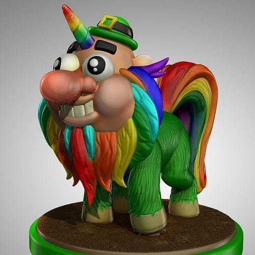 DUENDECORNIO - LEPRECORN free 3D model 3D printable | CGTrader