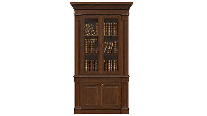 Bookcase 1300 3D model | CGTrader