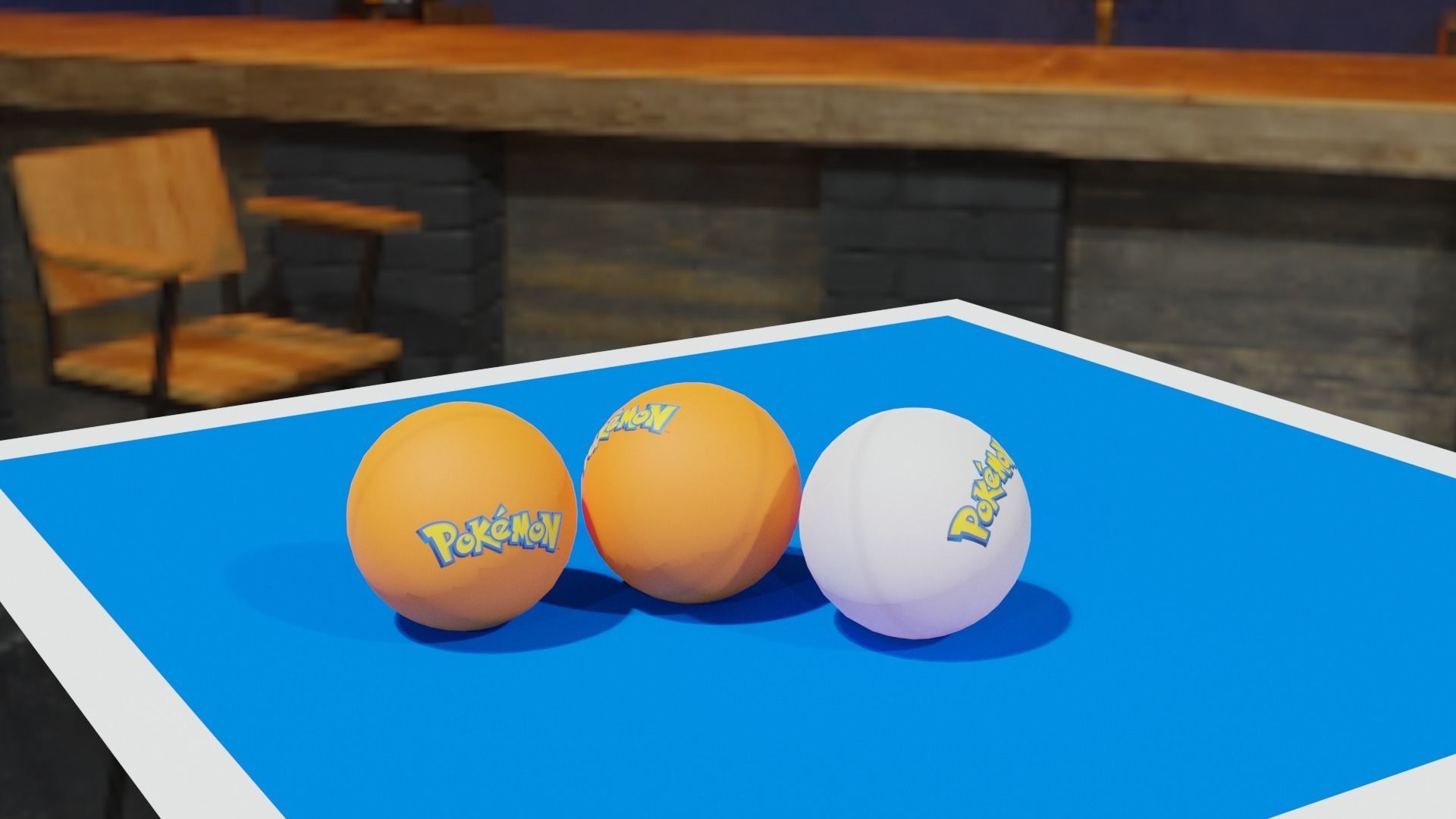 Ping Pong Ball 3d Cgtrader
