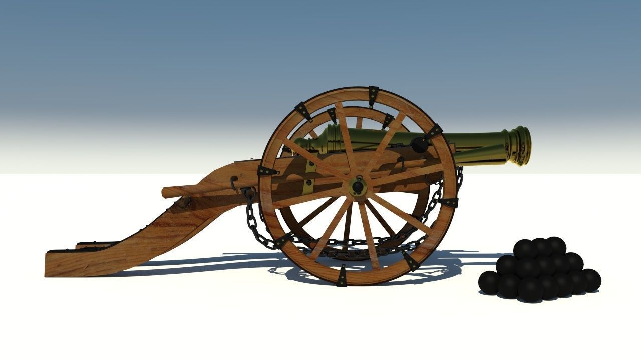 Cannon Louis XIV 3D model | CGTrader
