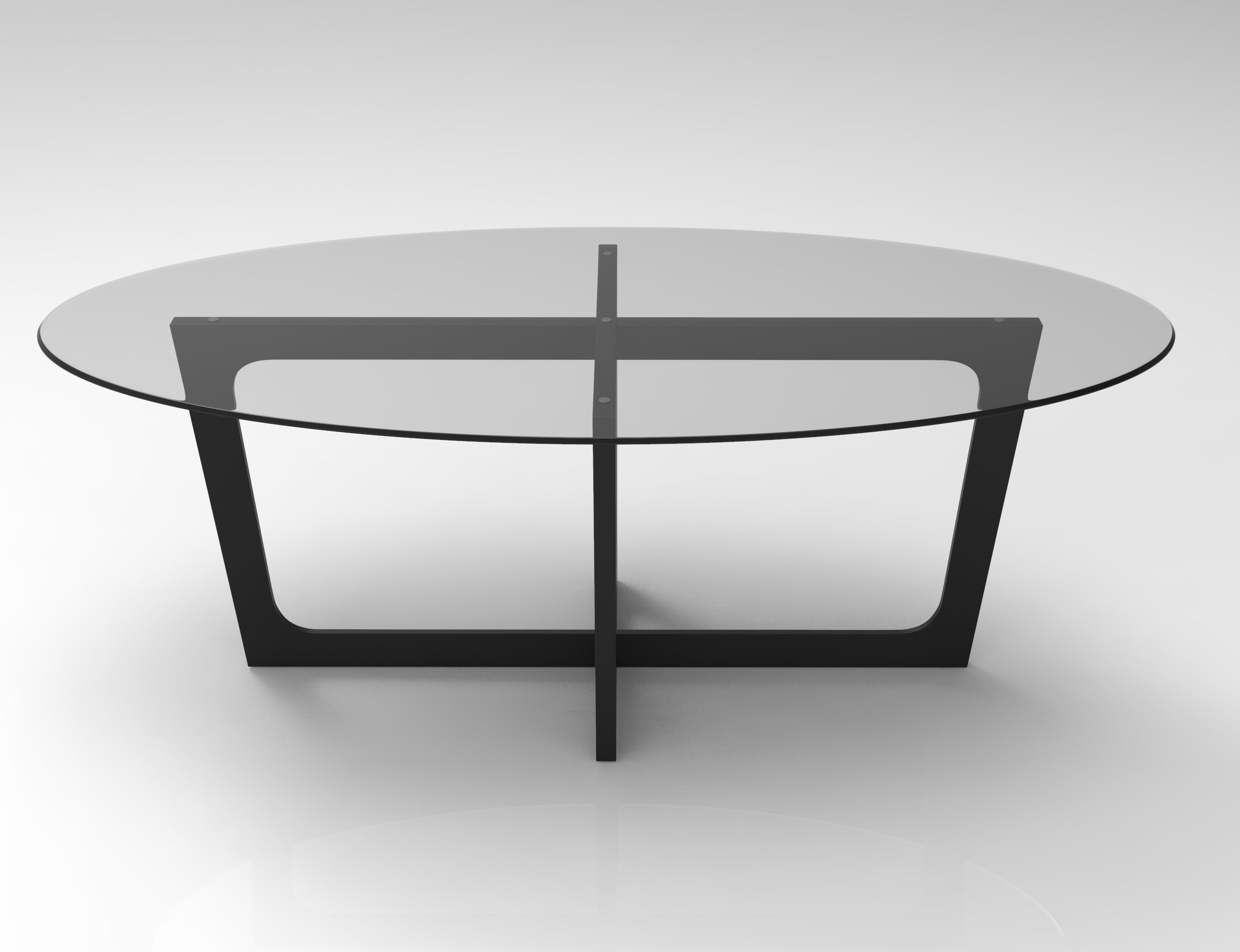 Ellipse table 3D model | CGTrader