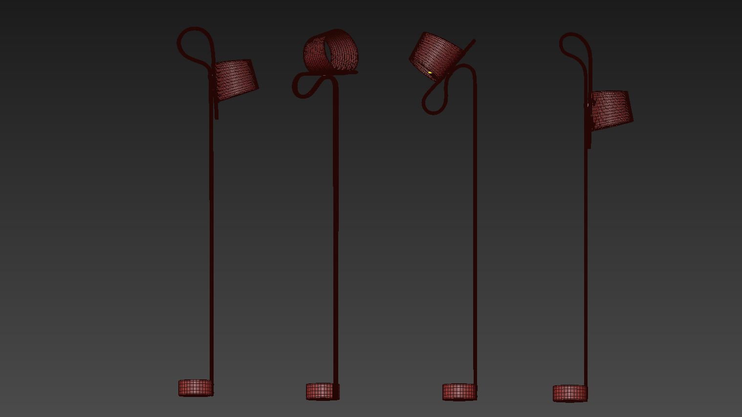 ROPE TRICK LAMP Designed by Stefan Diez 5 Colors 3D model | CGTrader