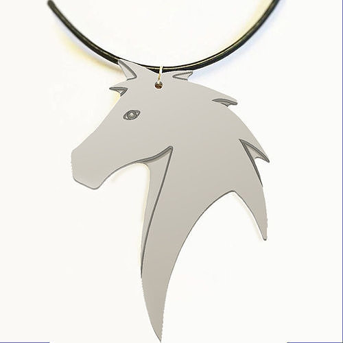HORSE HEAD NECK CHAIN 3D model 3D printable | CGTrader