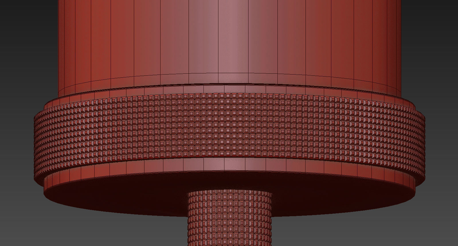 Lambeth Knurled Grand Wall Sconce 3D model | CGTrader