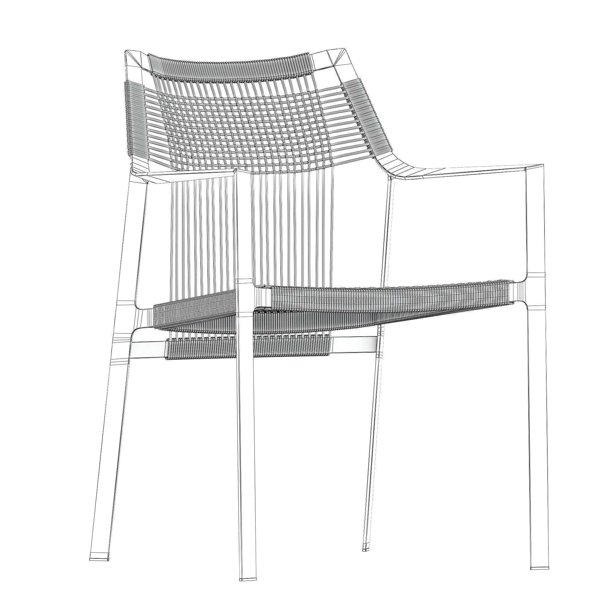 Nodi armchair and Illum table by Tribu 3D model | CGTrader