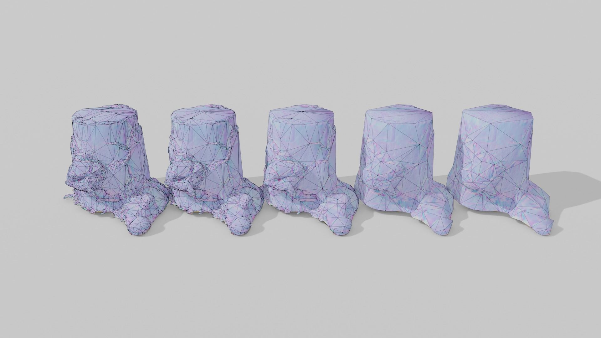 3D model Realistic Stump scanned game-ready VR / AR / low-poly | CGTrader