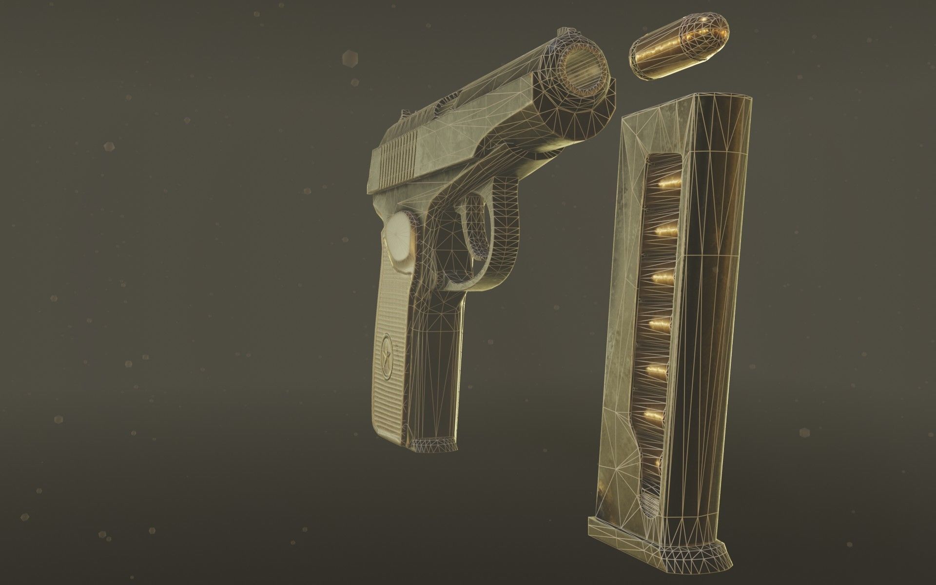 3D model Makarov PM VR / AR / low-poly | CGTrader