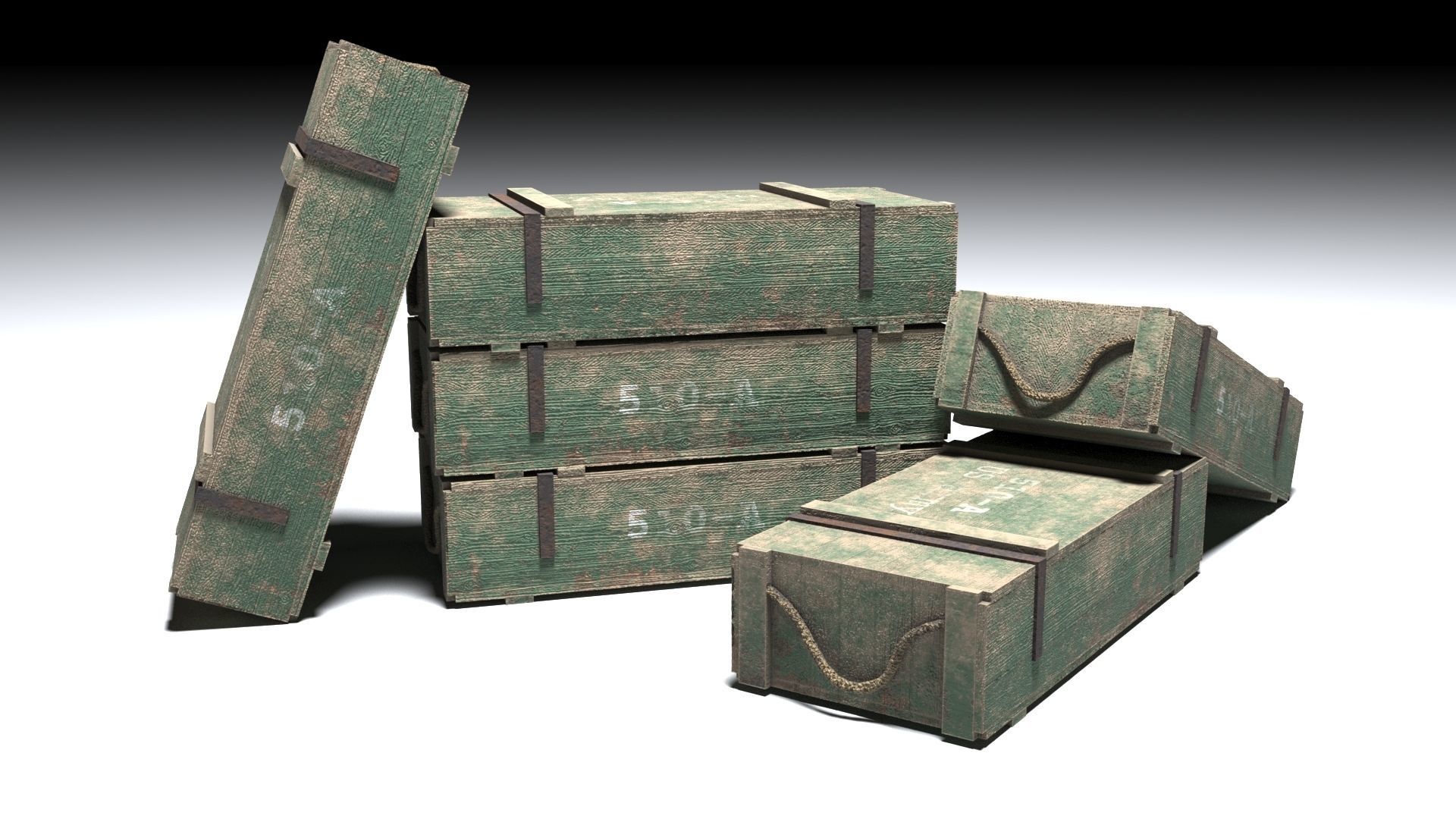 3D model Military Crate VR / AR / low-poly | CGTrader