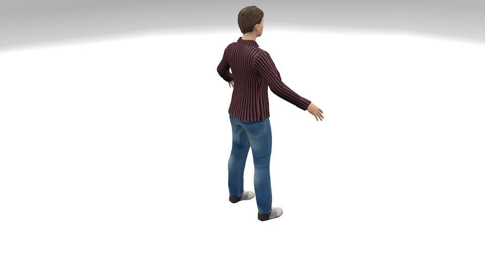 BASE HUMAN MODEL free 3D model rigged | CGTrader