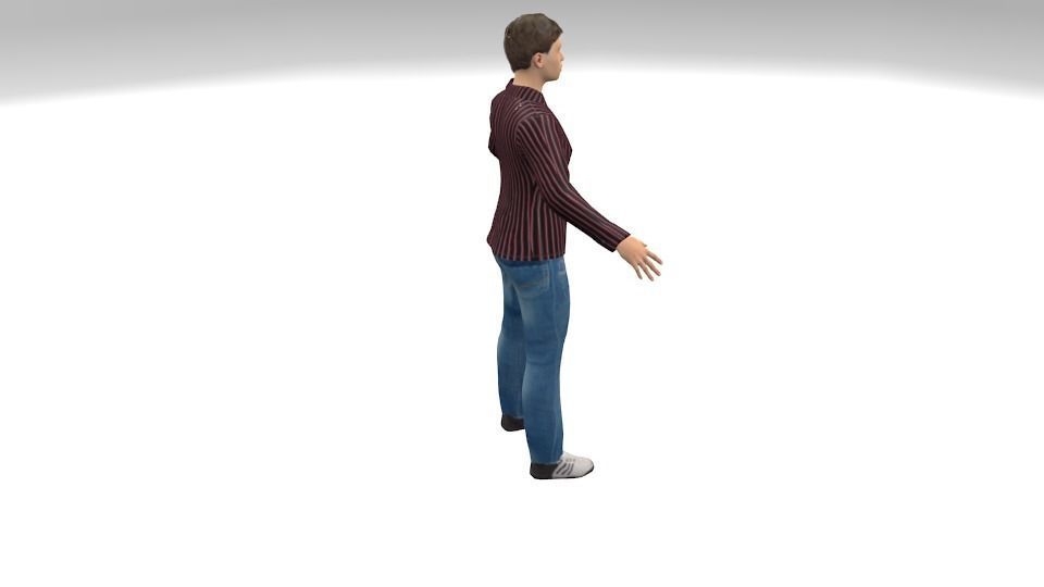 BASE HUMAN MODEL free 3D model rigged | CGTrader