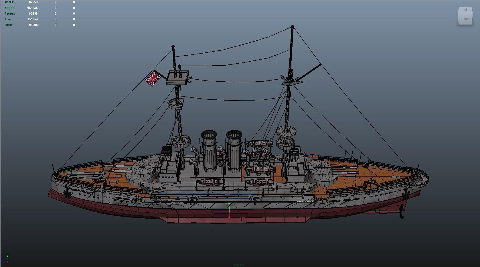 HMS Goliath Battleship 3D Model 3D model | CGTrader
