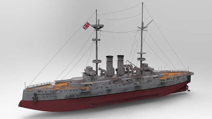 HMS Goliath Battleship 3D Model 3D model | CGTrader