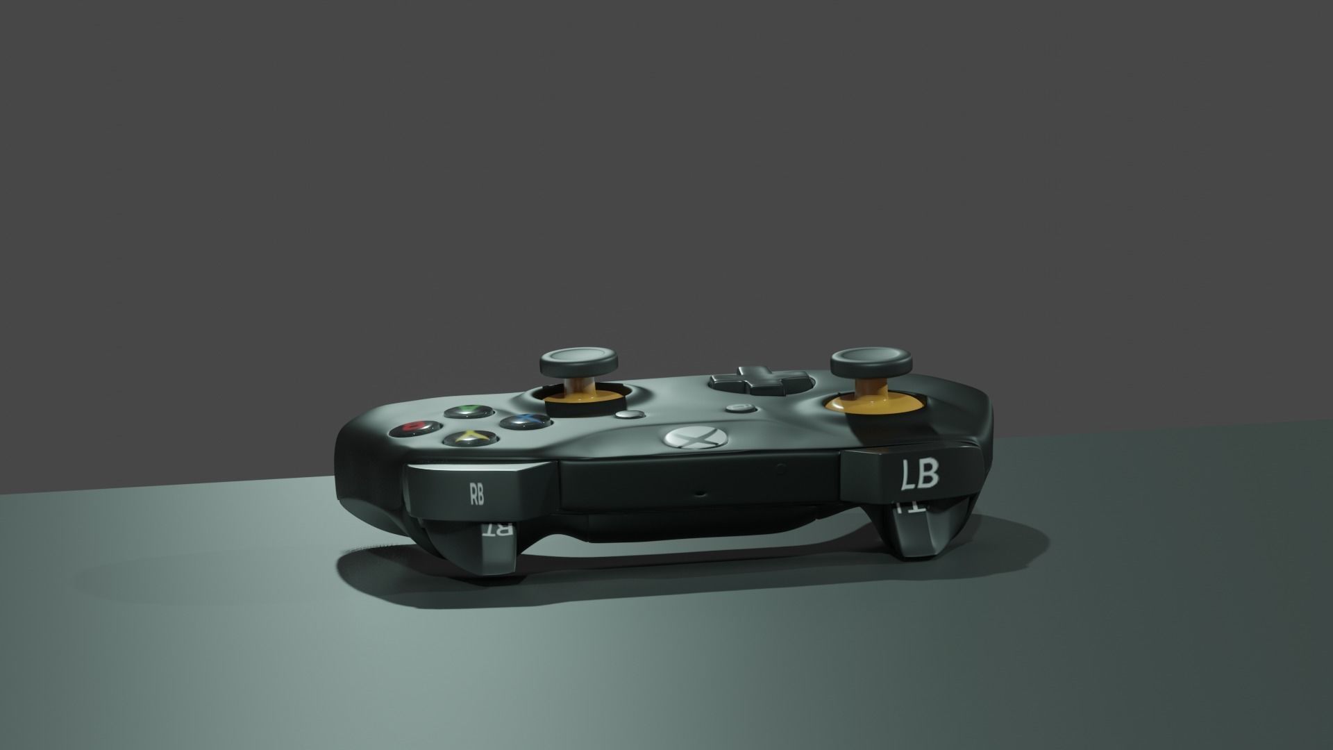3D model Xbox one style controller Rigged for Blender VR / AR / low ...